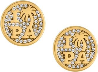 Palm Angels Cenno Ohrringe - - Accessories - Damen - Gelb - ONE SIZE