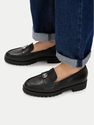 Michael Kors Slipper Jaelyn Lug 40T6JLFP1L Schwarz