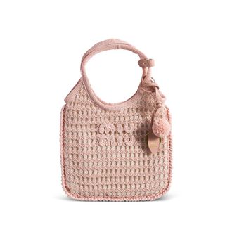 Miu Miu Ivy Raffia Crochet Handbag