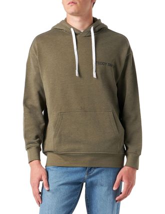 Teddy Smith Herren s-Required Hood Kapuzenpullover, Turbulenz Khaki China, XXXL