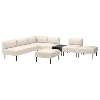 IKEA LILLEHEM 6er-Sitzelement mit Ablage