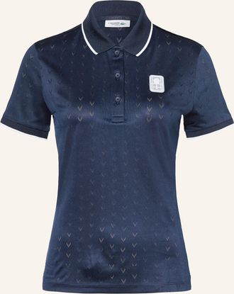 Lacoste Funktions-Poloshirt Tennis Heritage blau