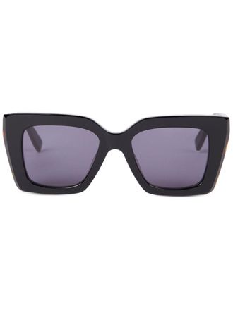 Viktor & Rolf lunettes de soleil &agrave; monture carr&eacute;e - Noir
