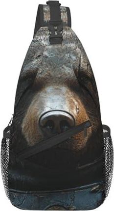 Generic A Bear In Armor Sac &agrave; bandouli&egrave;re de voyage pour homme Sac &agrave; dos de randonn&eacute;e