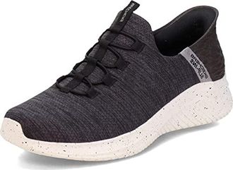 Skechers Ultra Flex 3.0 Right Away - Baskets Hands Free Slip-ins (à Enfiler sans Les Mains) pour Homme, Noir, 14 Wide