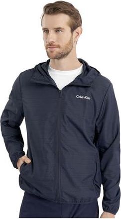 Calvin Klein Veste Coupe-Vent Golf &agrave; leau pour Homme 2025 - Marin - M