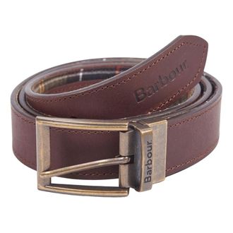 Barbour Wendbarer Leder-Tartan-G&uuml;rtel Mac0364Tn11 - - Accessories - Herren - Braun - M