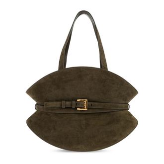 Balmain Femme, Sacs, Vert, Taille: ONE Size Shuffle Medium Shoulder Bag
