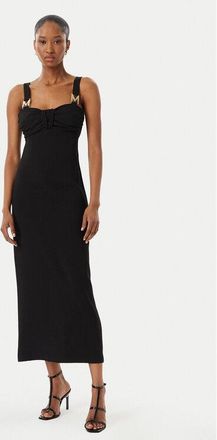 Lola Casademunt Coctailkleid MS2616048 Schwarz Slim Fit
