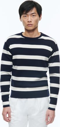 Fursac Pull en laine certifi&eacute;e &agrave; rayures - Taille XXL - Homme