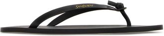 Saint Laurent Pool Sandal - Black