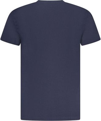 Tommy Hilfiger Logo-Print Cotton T-Shirt - Navy