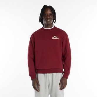 New Balance Herren Lunar New Year Crew Sweatshirt in Rot, Baumwolle, Gr&ouml;&szlig;e 2XL