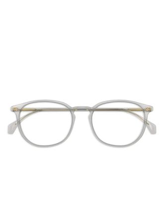 Gucci lunettes de vue à monture ronde - Gris