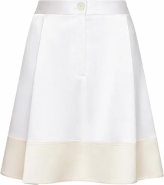 Toteme Femme, Jupes, Blanc, Taille: 38 FR Soft Tuxedo Skirt