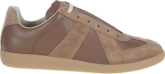 Maison Margiela Homme, Chaussures, Brun, Taille: 41 EU Replica Low Top Baskets