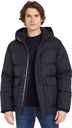 Tommy Hilfiger Herren Daunenjacke Winter, Blau (Desert Sky), XXL
