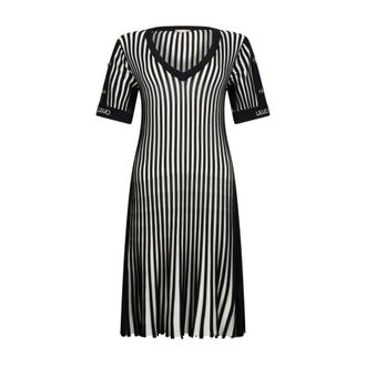 Liu Jo Femme, Robes, Multicolore, Taille: 42 FR Robe Courte en Tricot