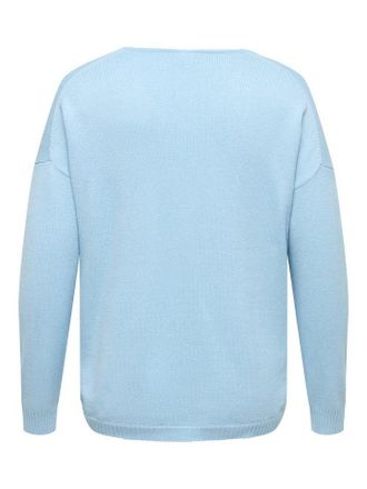 Only Carmakoma V-Ausschnitt-Pullover CARMARGARETA LS PULLOVER KNT NOOS Viskosemischung, regular fit