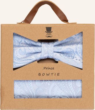 Prince Bowtie Prince Bowtie Set: Fliege Und Einstecktuch blau