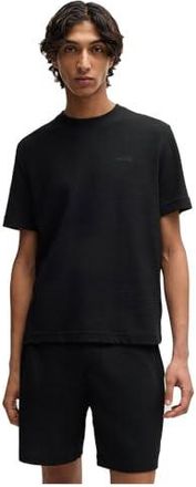 HUGO BOSS Hommes Austin T-Shirt T-Shirt de Pyjama gaufré avec Logo brodé