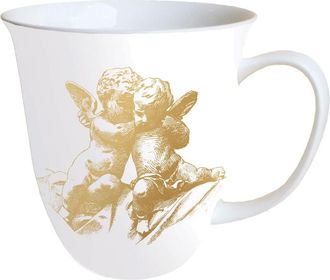 Ambiente Tasse 0,4 l Henkeltasse Becher Kaffeetasse Teetasse Tasse mit Schutzengel Engel Weihnachtstasse