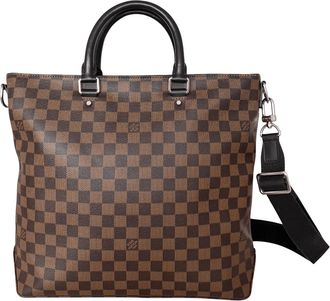 Louis Vuitton Crossbody Bags - Louis Vuitton Damier Ebene Jake Tote Bag N41559 Br - Gr. unisize - in Braun - f&uuml;r Damen