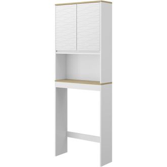 Vicco Armoire de toilette Livia, Blanc, 60x163cm