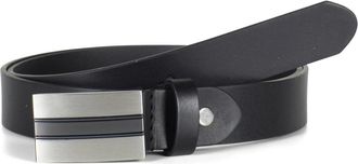 Howard London Homme, Accessoires, Noir, Taille: 105 CM Ceinture en cuir Paul