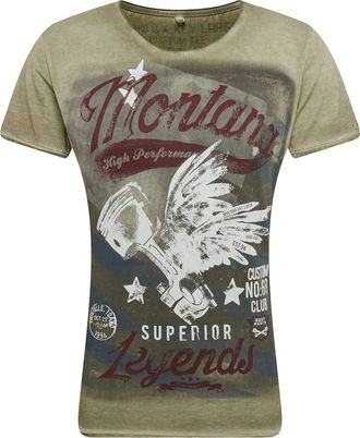 Key Largo Men T-Shirt MT Montana Round