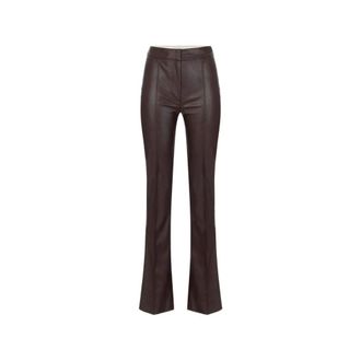 Elisabetta Franchi Hosen mit Rippung - - Trousers - Damen - Braun - M