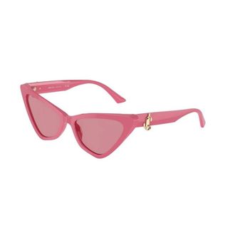 Jimmy Choo London Authentische Premium-Brille mit Top-Qualit&auml;t - - Accessories - Damen - Rosa - 55 MM