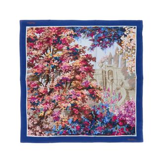 Max Mara Femme, Accessoires, Multicolore, Taille: ONE Size Foulard en soie imprim&eacute;e