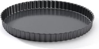 De Buyer de Buyer - Runde Tarteform Canelée aus antihaftbeschichtetem Stahl - Durchmesser 28 cm - 4705.28, Grau