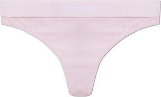 Tom Ford Femme, Sous-v&ecirc;tements, Rose, Taille: 40 FR String Signature