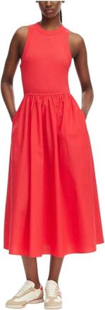 Tommy Hilfiger Femme, Robes, Rouge, Taille: 36 FR Maxi Robes