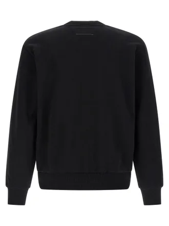 Maison Margiela Numeric Signature Spray Paint Sweatshirt - Black