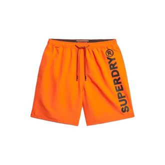 Superdry Herren, Bademode, Orange, SGröße