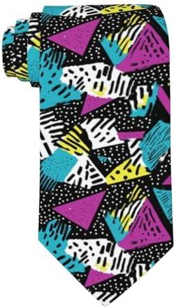 Generic Formes Abstraites Cravate Homme Polyvalente Cravates Classique Cravate Pour Événements Adultes Scolaires