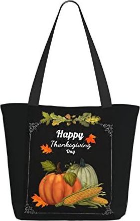 AOOEDM Happy Thanksgiving Day Ladies Shopping Bag 13x11x7in.Le cadeau parfait pour la Saint-Valentin.Cest de la Saint-Valentin pour maman, fille, &eacute;pouse, etc