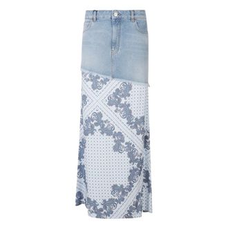 Pinko Pinko, Femme, Jupes, Bleu, Taille: 42 FR Fuga Skirt
