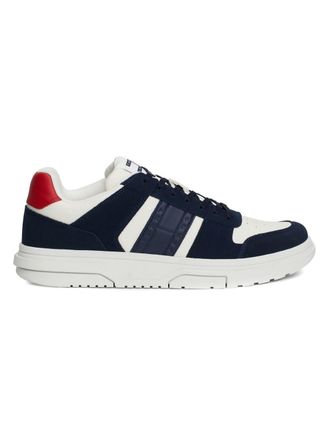 Tommy Jeans Herren Sneaker Brooklyn aus Wildleder, Blau (Dark Night Navy), 40