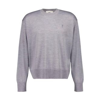 Ami Homme, Pulls, Gris, Taille: L Ami de Coeur Crewneck Sweater