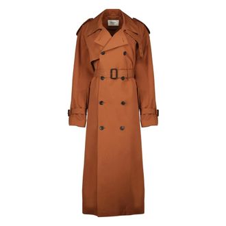 Saint Laurent Oversize Trenchcoat - - Coats - Damen - Braun - L