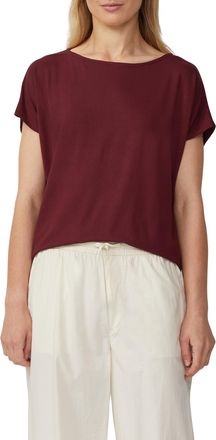 s.Oliver Flie&szlig;endes Jersey-Shirt mit &uuml;berschnittenen Schultern