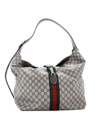 Gucci sac port&eacute; &eacute;paule Jackie 1961 m&eacute;dium - Marron