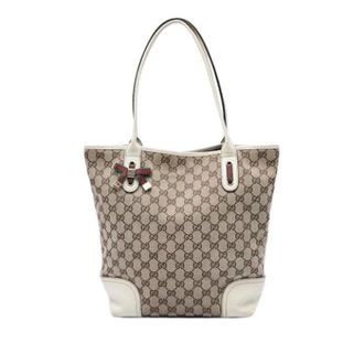 Gucci Sac cabas Pre-owned en toile - Femme - Pre-owned - Beige - Taille: ONE Size