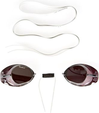 Speedo Brille-Wettkampf Swedish Mirror GOG, Silber/weiß, 8706062150
