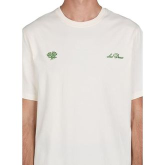 Les Deux T-shirt droit brod&eacute; en coton