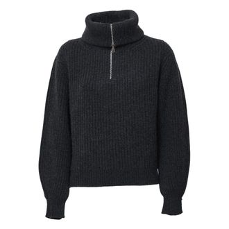 Max Mara WKDLaser Rei&szlig;verschluss-Pullover - - Knitwear - Damen - Grau - L